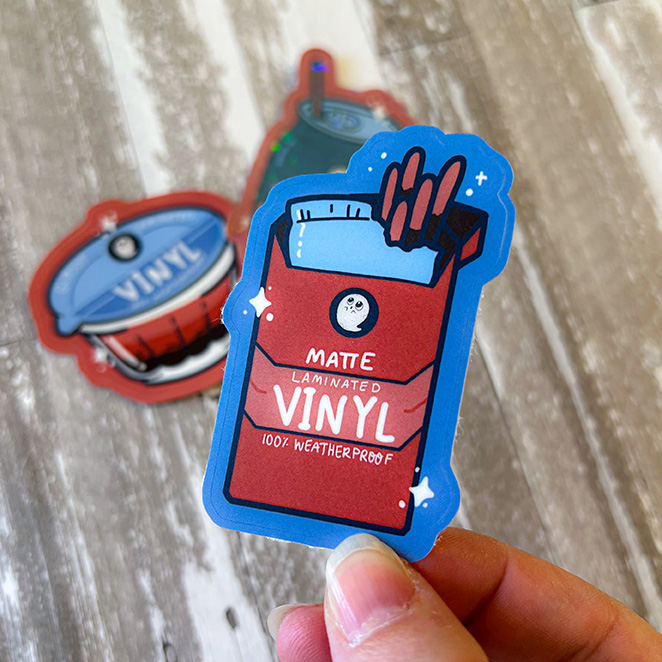 Laminated Vinyl Die Cut Stickers - Spooky Stickers